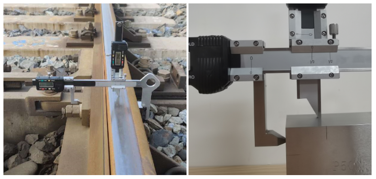 Buy Sliding Digital Rail Head Wear Measuring Gauge For Measuring The ...