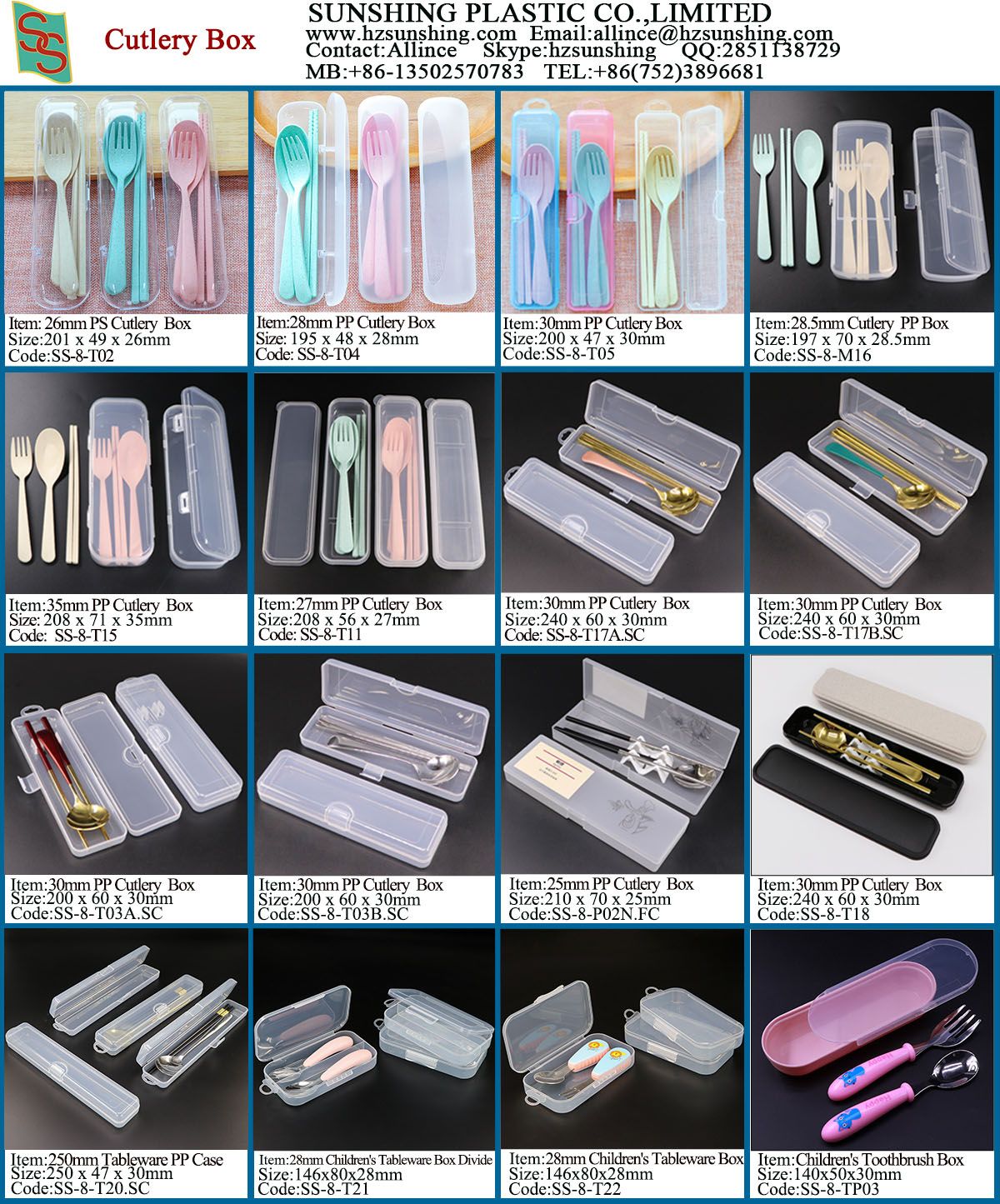 Buy Spoon Fork Chopsticks Cutlery Set Case Flatware Sets Case Tableware ...