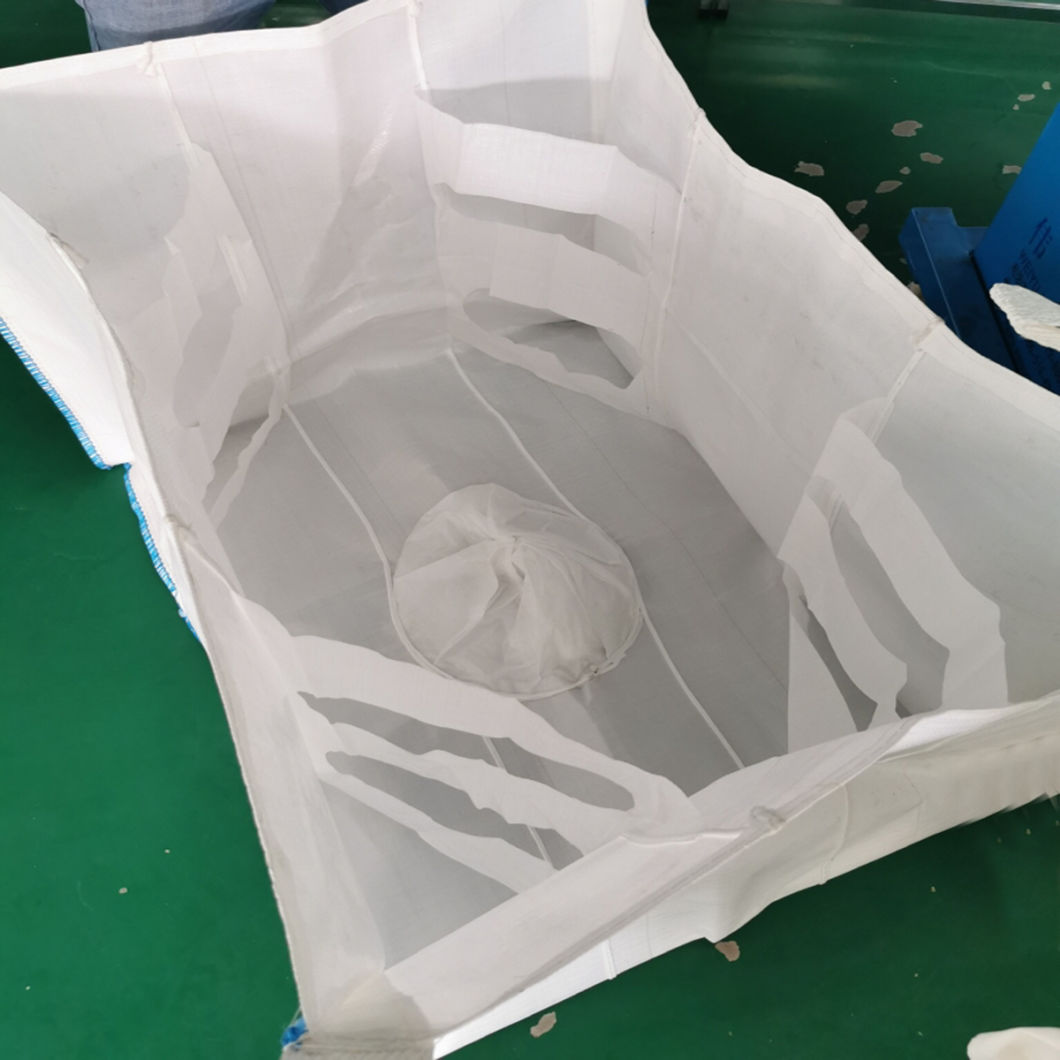Buy 1000kgs Big Bag Super Sack Q Bag 1ton Pp Baffle Fibc Top Spout ...