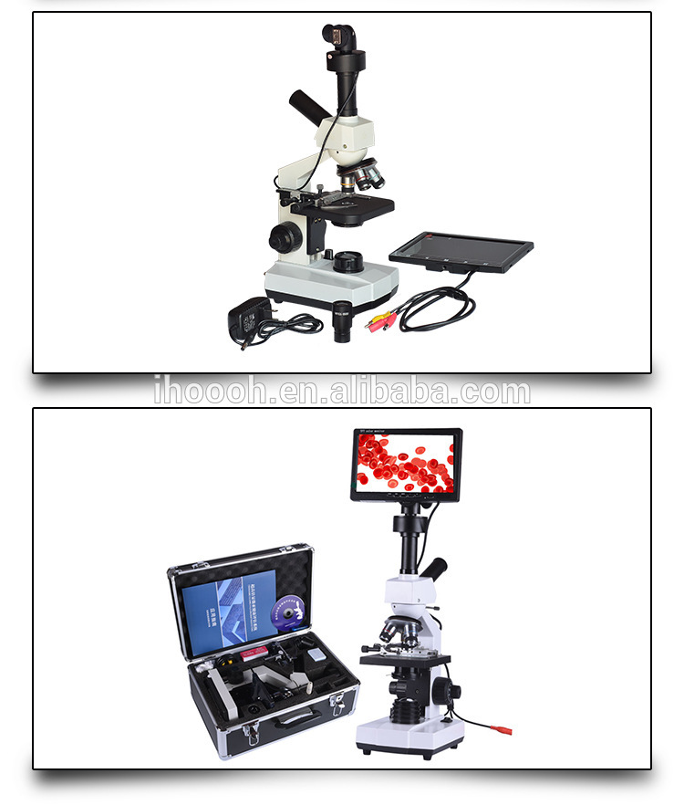 Buy 10inch Hd Cell Biological Microscope One Drop Of Blood Test ...