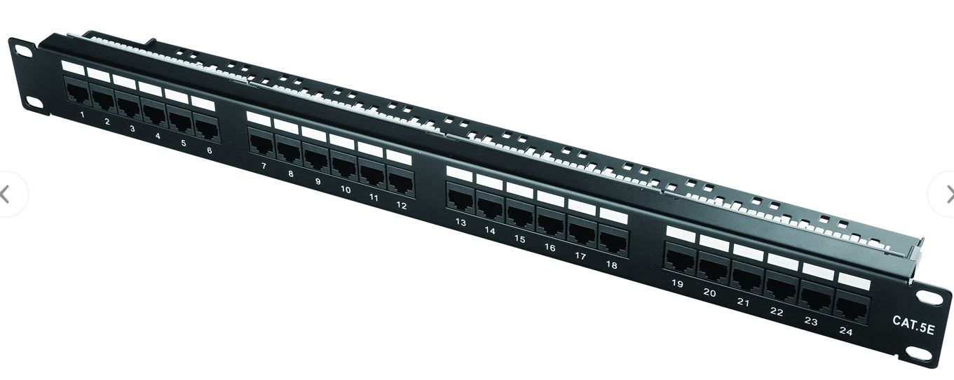 Buy 1u 19 Inch Rackmount Network Cabling Full Loaded Utp Rj45 Idc 110 ...