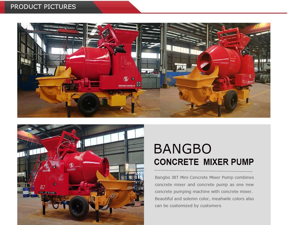 Buy 30m3/h Self Loading Concrete Mixing Machine Cement Mixer Pump Mini ...
