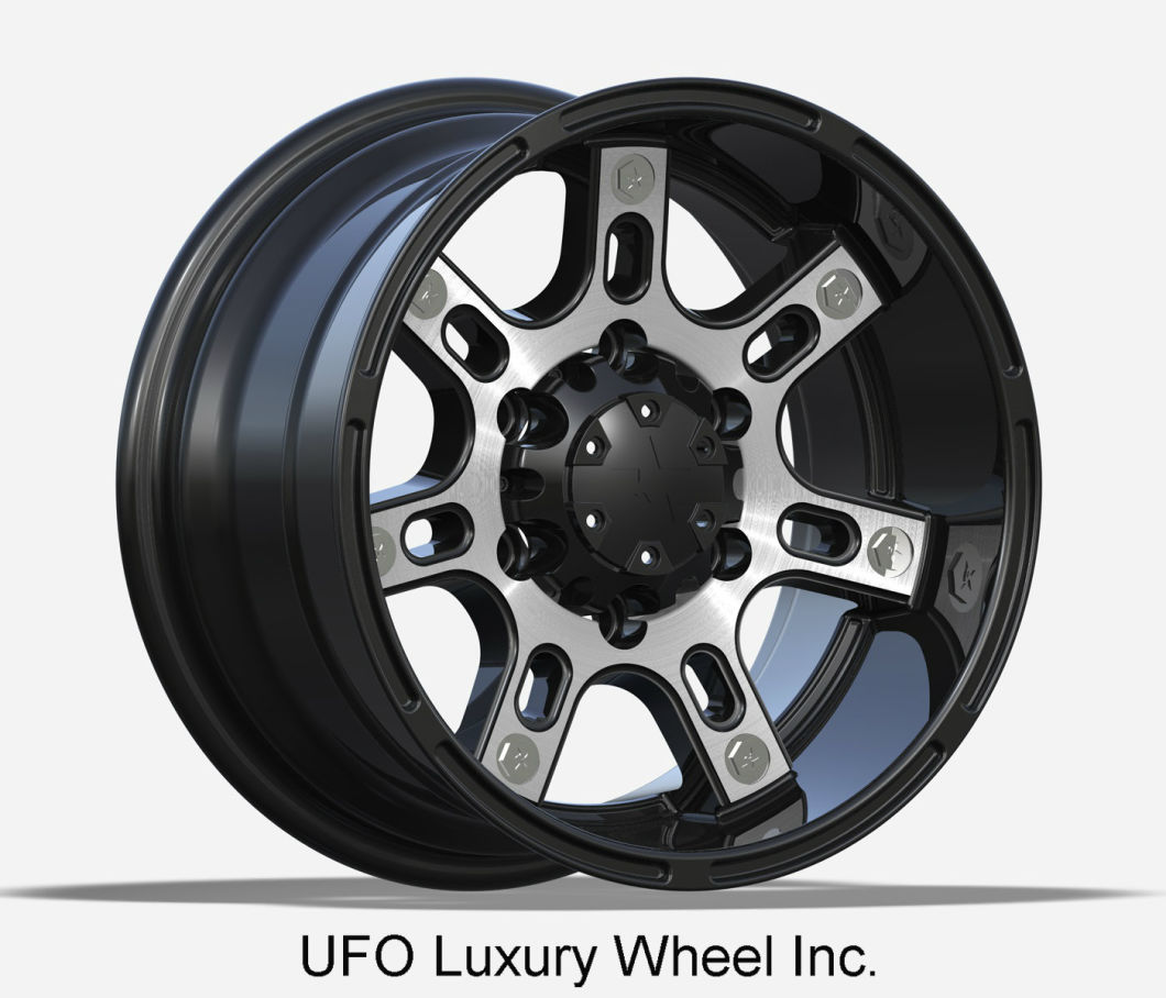 Buy 4x4 Alloy Wheels With Black Machine Face Ufo-793 from UFO Luxury ...