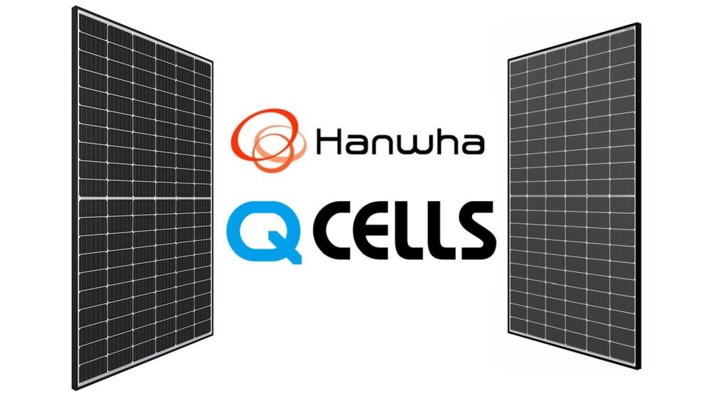 Buy Black Frame All Black 360w 390w Qcells Hanwha Q Cells Pin 340w Mono ...