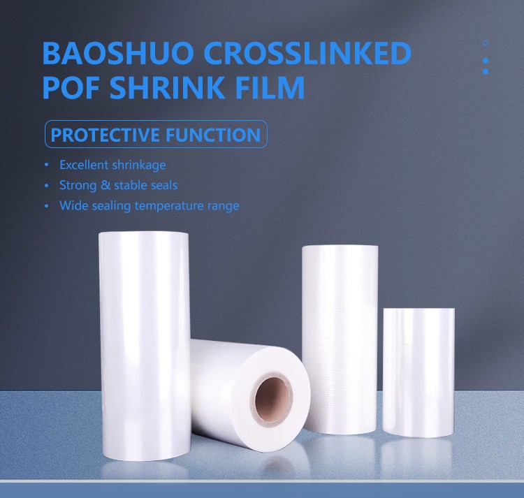 Buy Cross Link Pof Shrinking Wrapping Film Pof Plastic Rolls Pof Heat ...