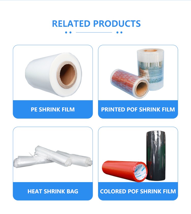 Buy Cross Link Pof Shrinking Wrapping Film Pof Plastic Rolls Pof Heat ...