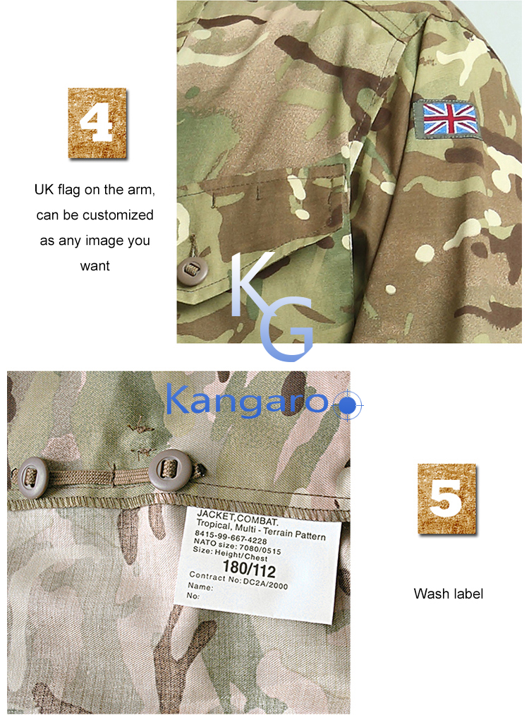 Buy Custom S95 Style Mtp Camouflage British Military Uniform Army from ...