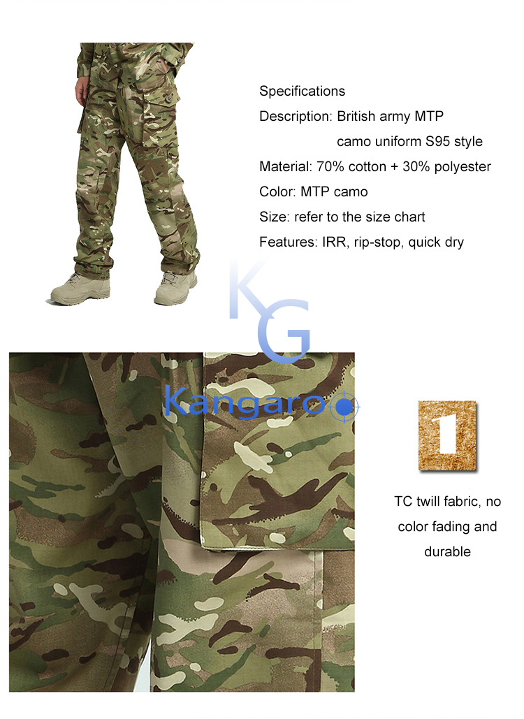 Buy Custom S95 Style Mtp Camouflage British Military Uniform Army from ...