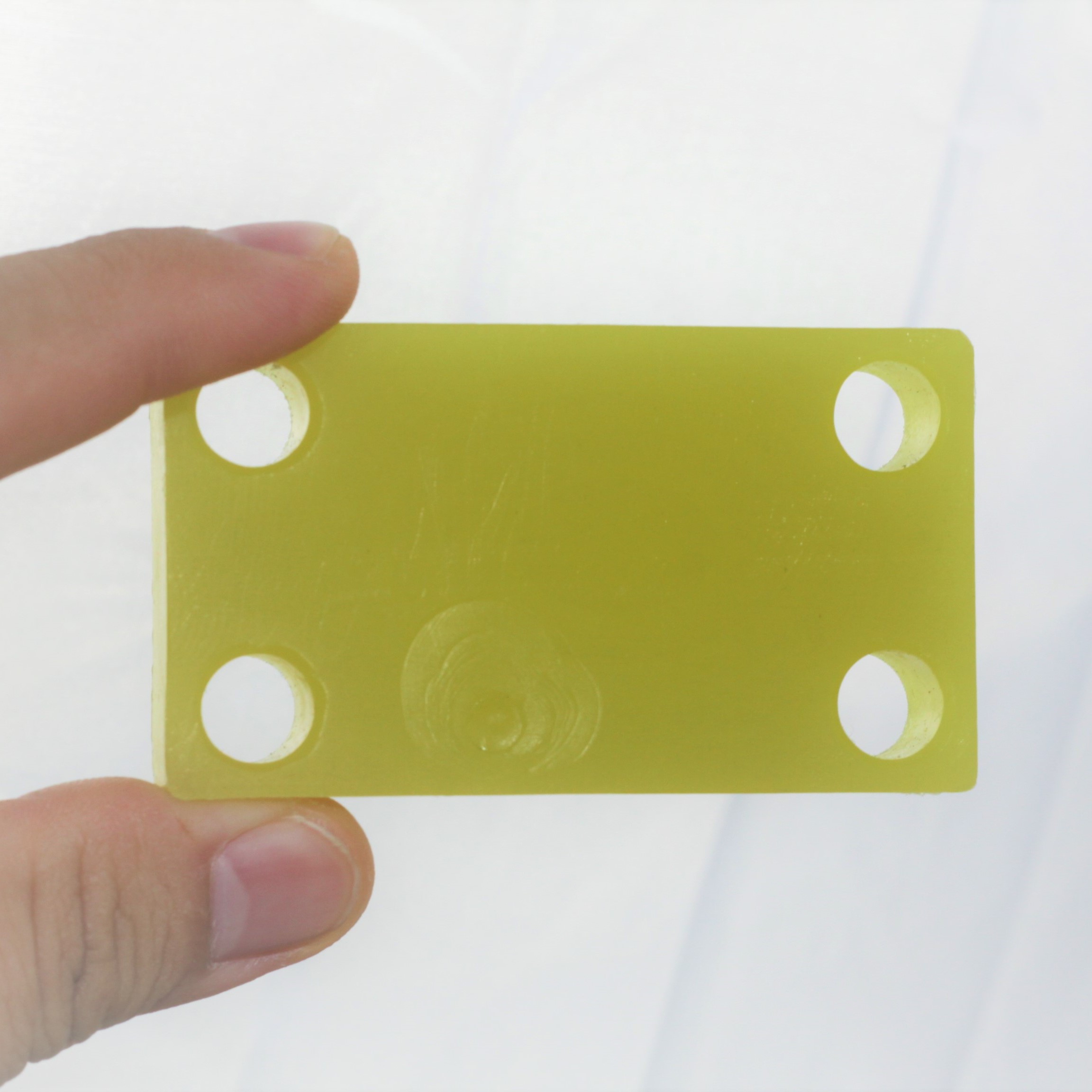 Buy Customized Polyurethane Pu Rubber Gasket Hard Rubber Block Hole ...