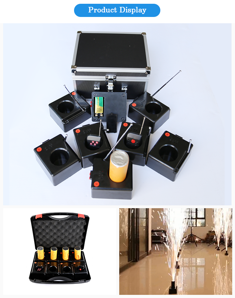Buy Indoor Pyrotechnic Stage Fountain Fireworks Fire Gun Igniter Firing ...