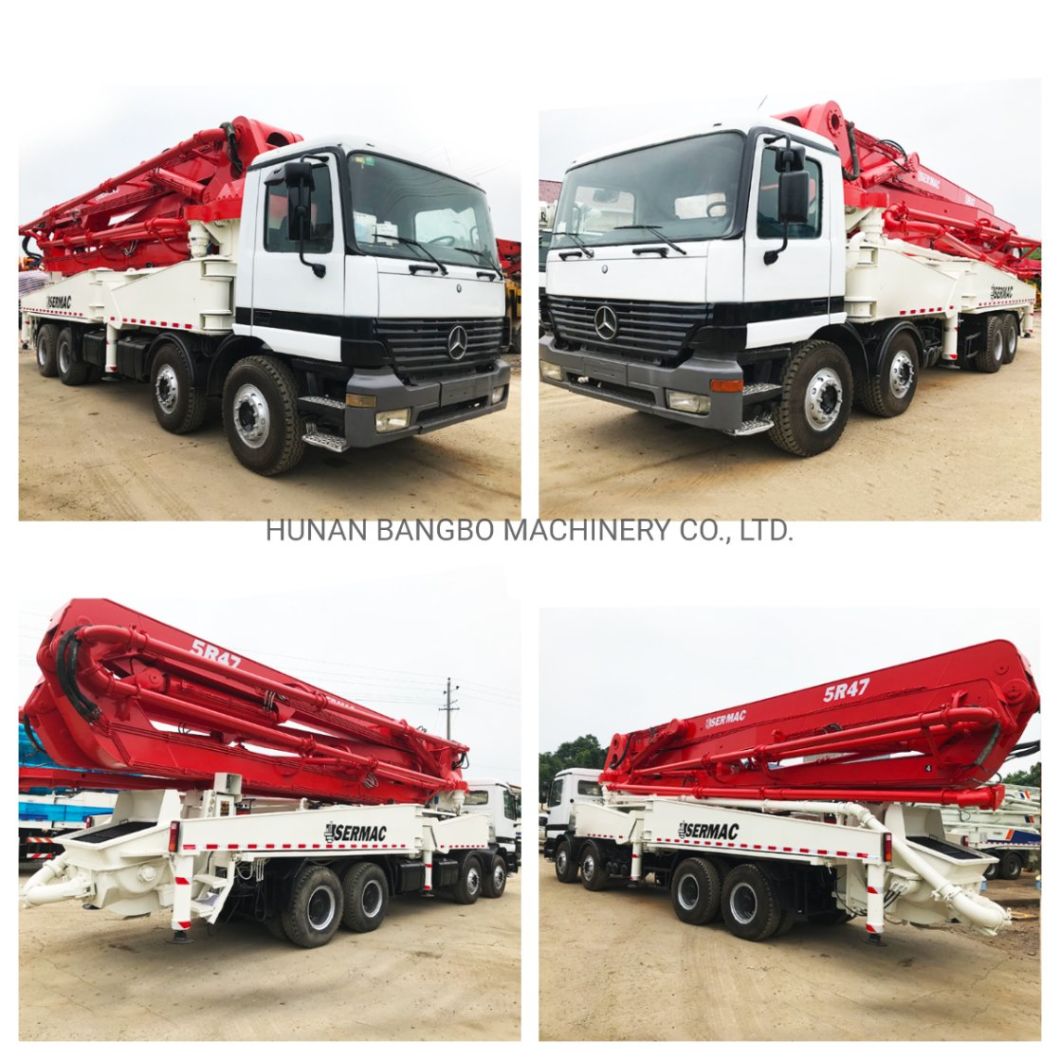 Buy Italy Brand Sermac Pumping Machine Used 47m Concrete Pump Benz ...