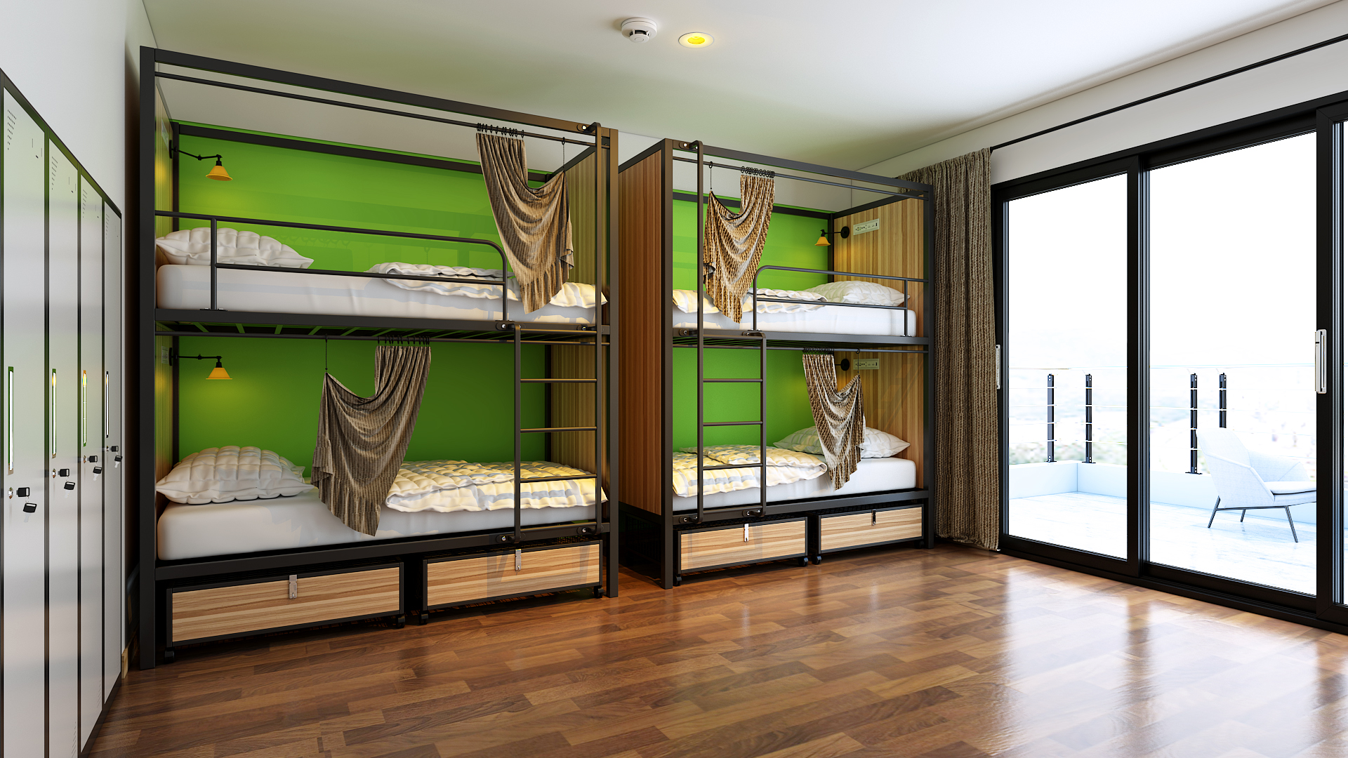 Buy Modern Design Dormitory Bedroom Loft Bunk Bed Furniture With ...