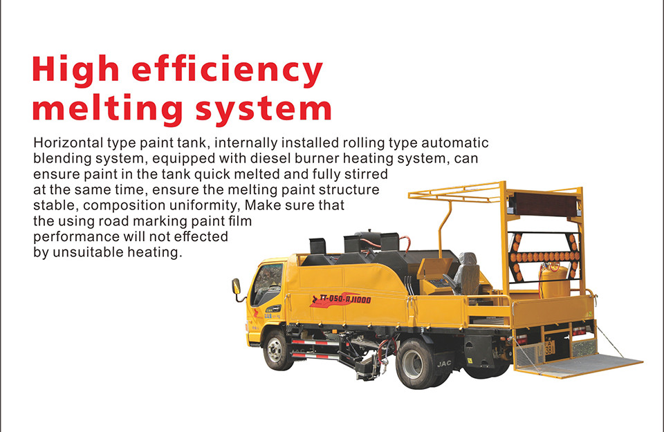 Buy Multifunctional Fully Automatic Thermoplastic Road Marking Truck ...