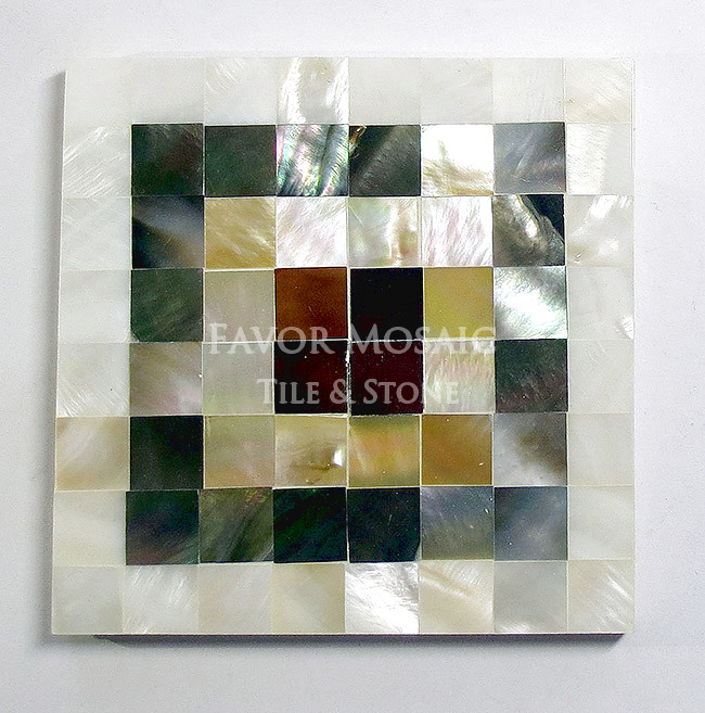 Buy New Zealand Abalone Paua Shell Ceramic Mop Mosaic Tiles from Favor ...