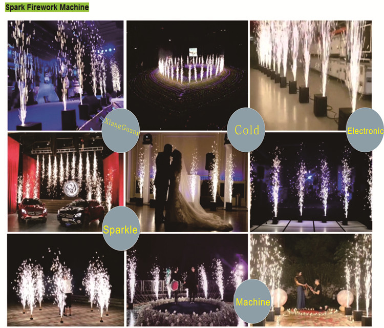 Buy Outdoor Indoor Sparkler Pyrotechnics Fireworks Machine Titanium ...