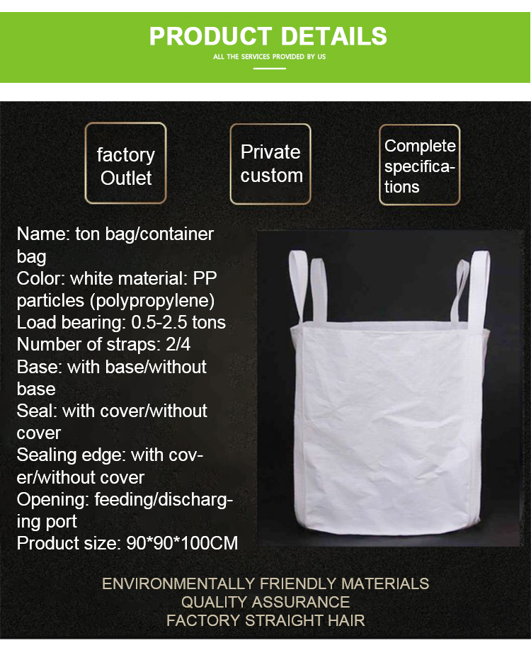 Buy Printed Jumbo Storage Bags 1000kg Fibc Bulk Bag For Mine Ore Copper ...