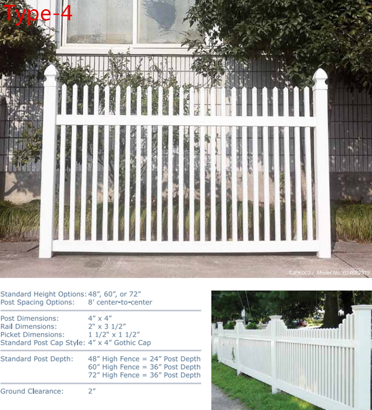 Buy Pvc Portable Fence Panels/ Pvc White Picket Fence/ Cheap Pvc Fence ...