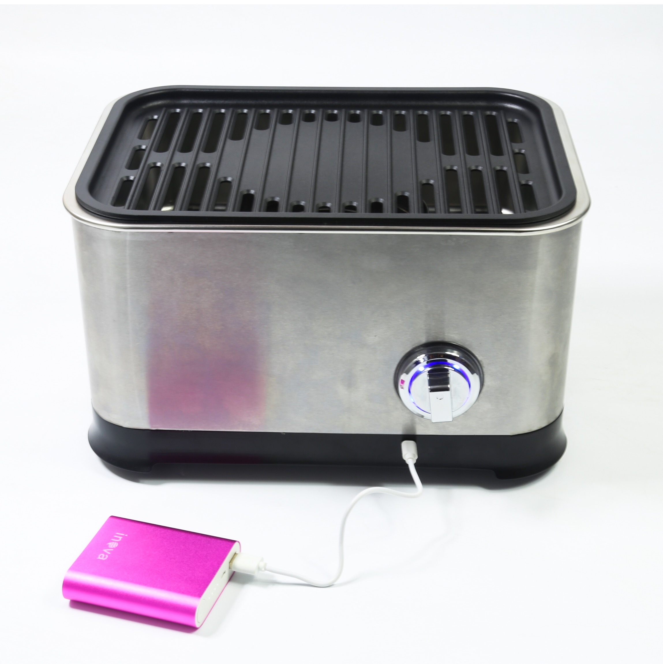 Buy Smokeless Portable Charcoal Barbecue Grill-cast Iron Bbq Grill-take ...