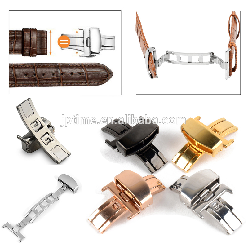 Buy Stainless Steel Watch Slasp Butterfly Watch Buckle Parts from ...