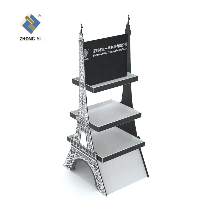Buy Tower Shape Custom Printing Corrugated Display Racks /retail ...