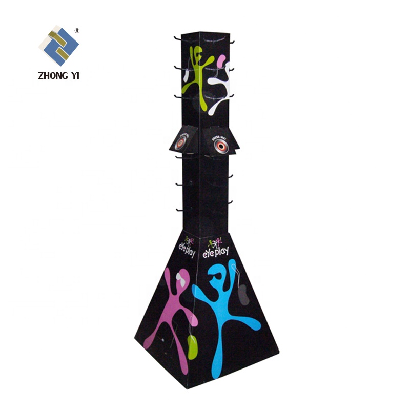Buy Tower Shape Custom Printing Corrugated Display Racks /retail ...