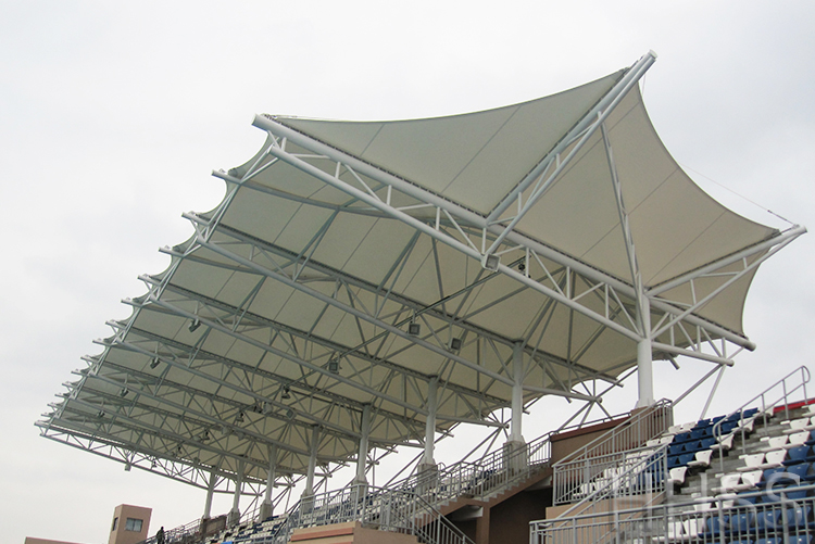 Buy Waterproof Tensile Membrane Structure Roof Architecture Membrane ...