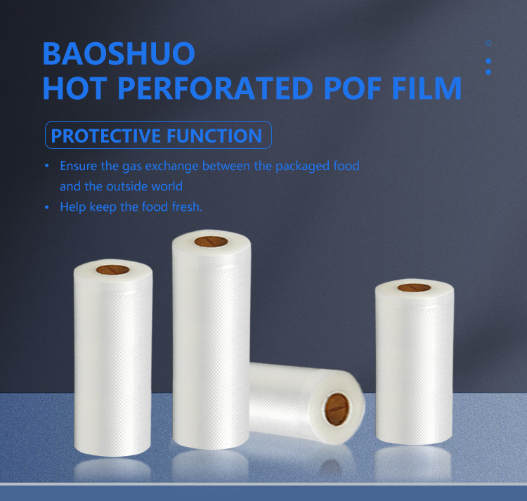 Buy Wrapping Plastic Packing Shrink Film Hot Perforated Pof Film Wrap ...