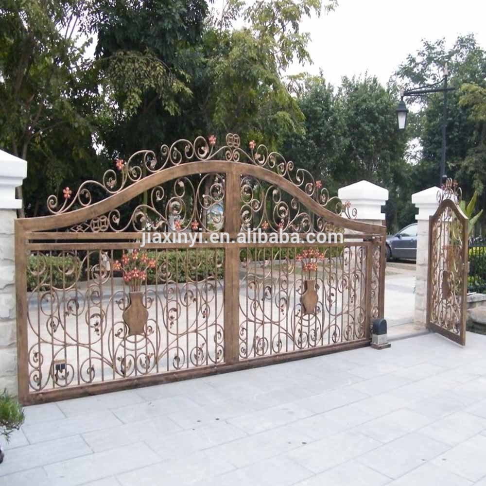 Buy Wrought Iron Garden Main Gate Designs For Exterior Entry Door from ...