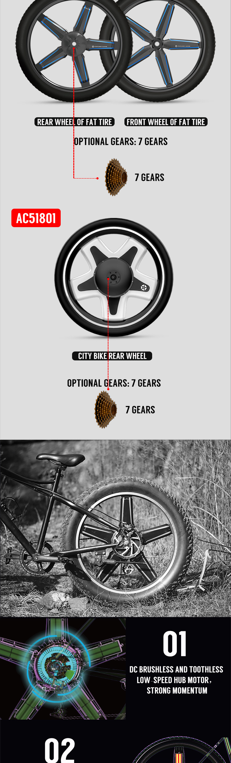 Buy Wuxing Electric City Bicycle All In One Wheel, Ebike Conversion Kit ...