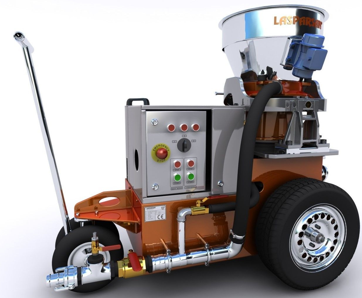 LASPARSAN COMPANY | SHOTCRETE SPRAYING MACHINE