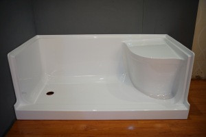 Import Acrylic Deep Shower Base With Seat / Acrylic Shower Tray With ...