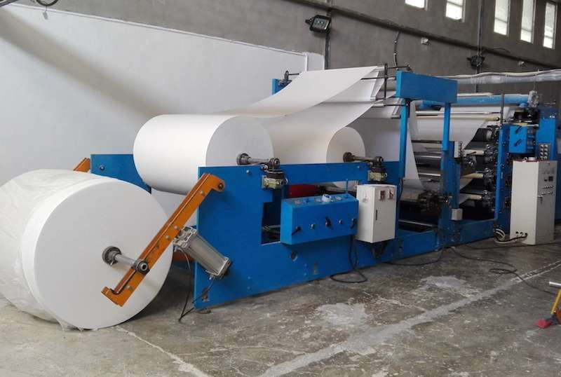 Toilet Tissue Paper Roll Making Machine Waste Paper Recycling
