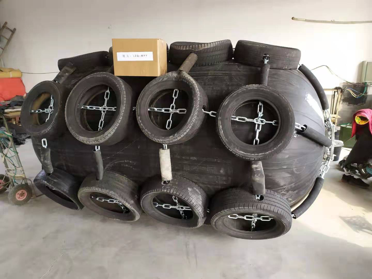 Barge Yokohama Boat Dock Bumper Fender Pneumatic Floating | Barge ...