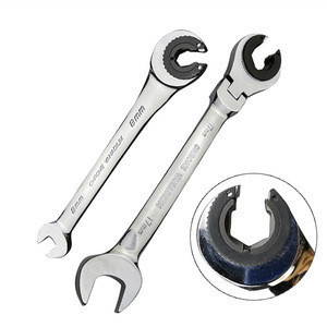 Import Holsen High Quality Open End Ratchet Flare Nut Spanner Wrench ...