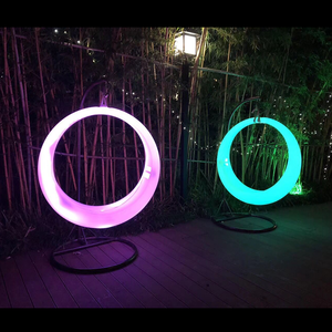 Portable Free Standing 16 Colors Changing Led Glow Swing Waterproof Pe ...