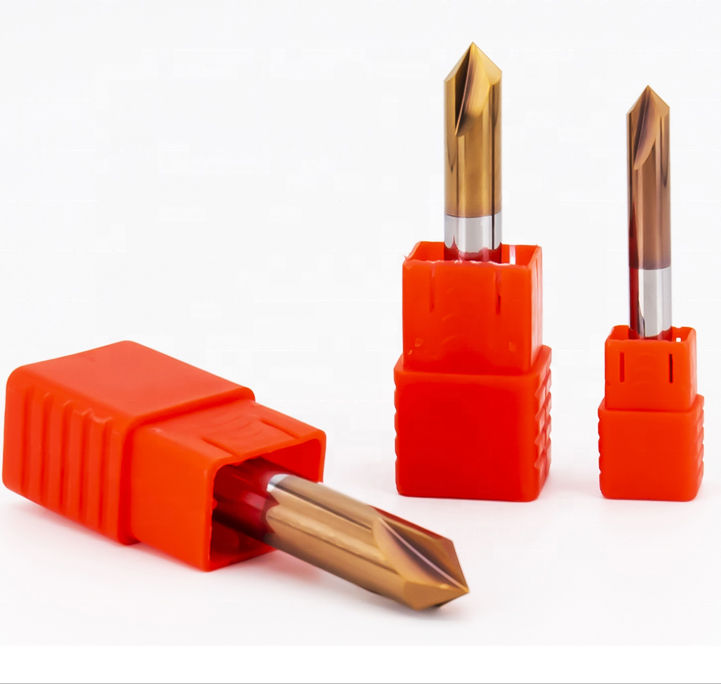 Cnc Solid Carbide Chamfer Router Bits/60/90/120 Degree V-groove Milling ...